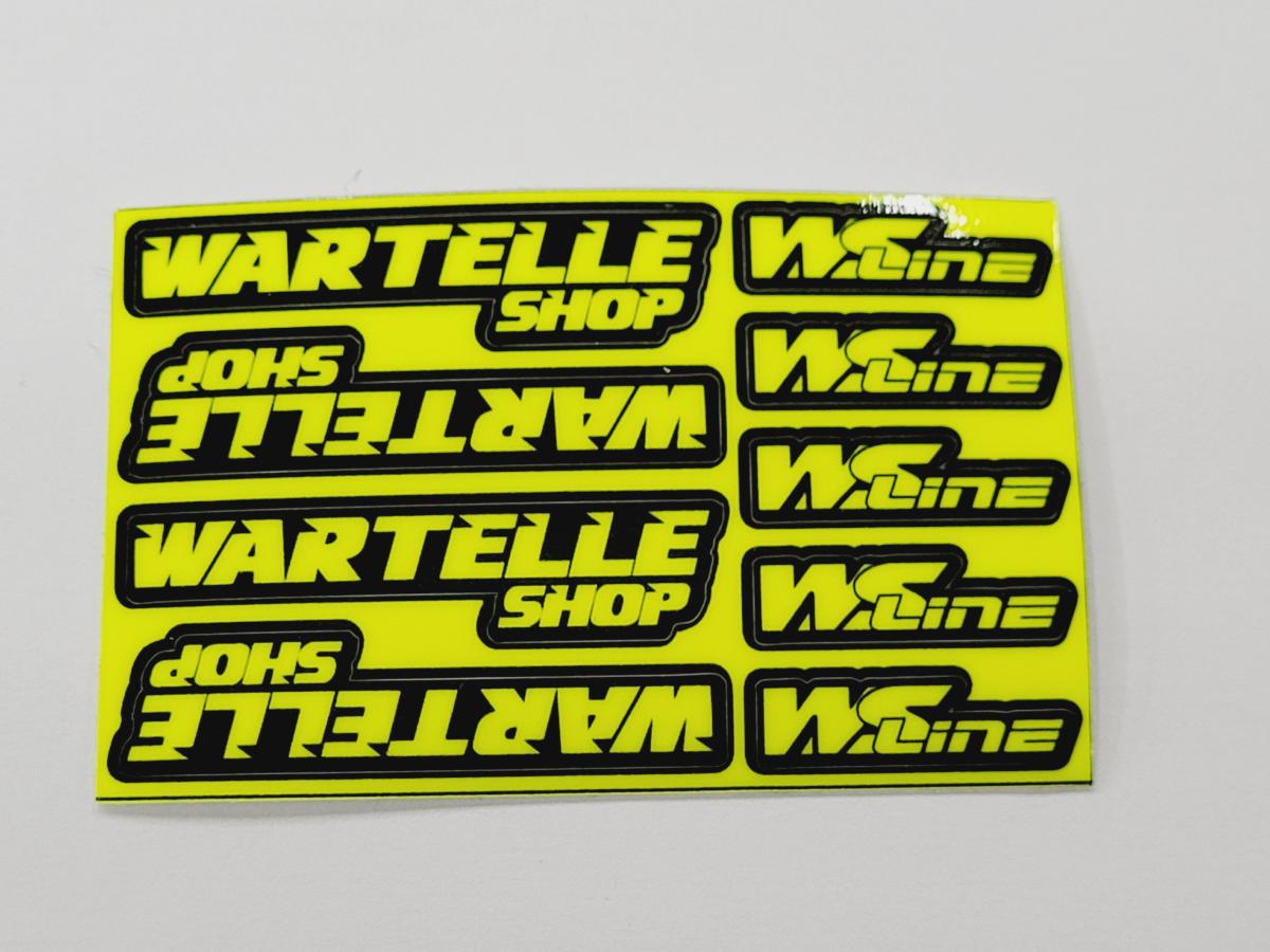 Stickers Wartelle Shop/ WSLine 71x45(différentes couleurs) WSLine