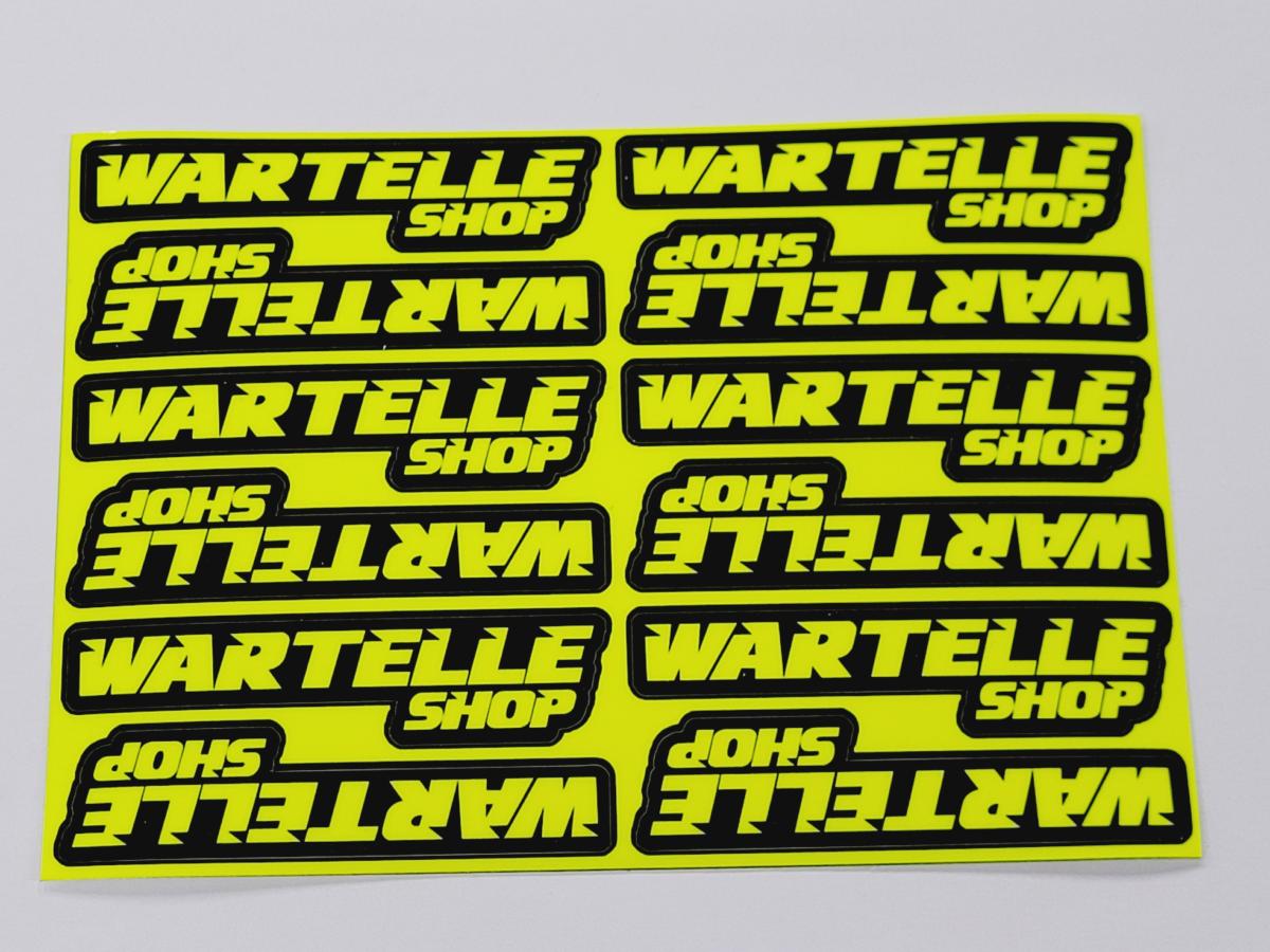 Stickers Wartelle Shop 157x111 (Différentes couleurs) WSLine