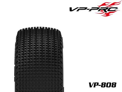 Pneus 1/8e TT montés-collés sur jantes "Cactus Evo" VP-PRO