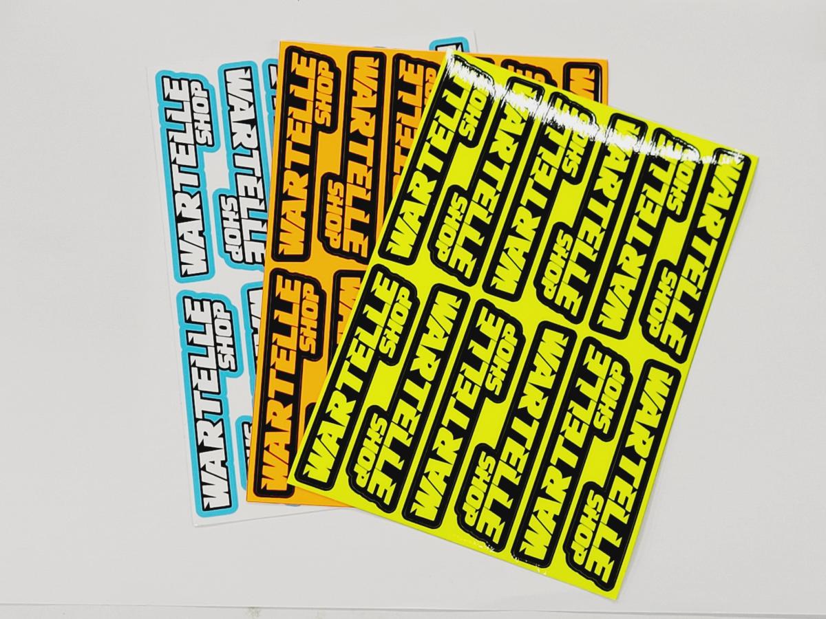 Stickers Wartelle Shop 157x111 (Différentes couleurs) WSLine